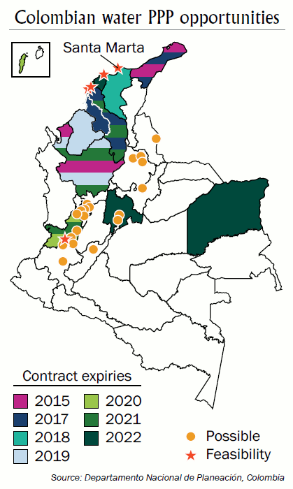 Colombia sets out roadmap for water PPPs - Global Water Intelligence